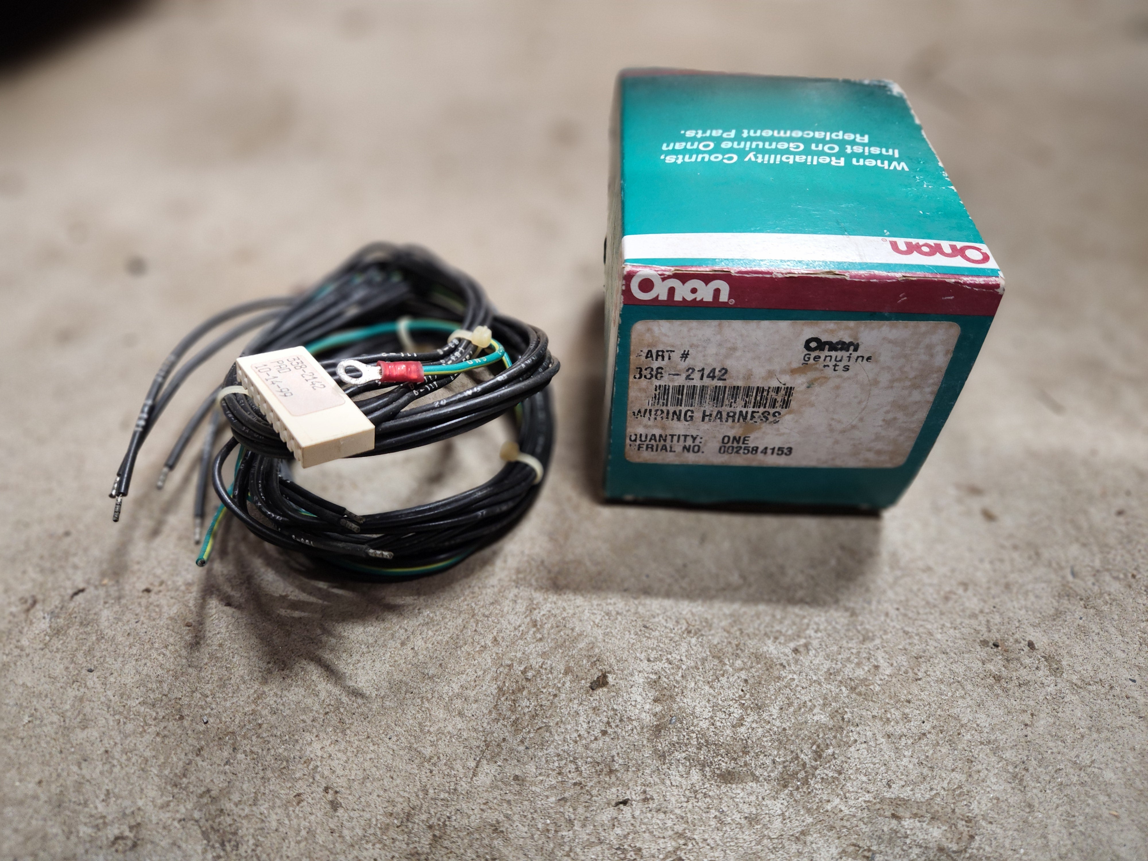 Onan NOS 338-2142 Wiring Harness – Dave's Parts World